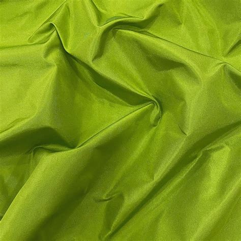 Acid Green 100 Silk Taffeta Fabric — Tissus En Ligne