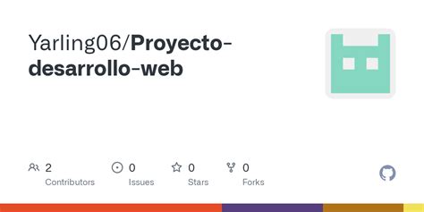 GitHub Yarling06 Proyecto Desarrollo Web