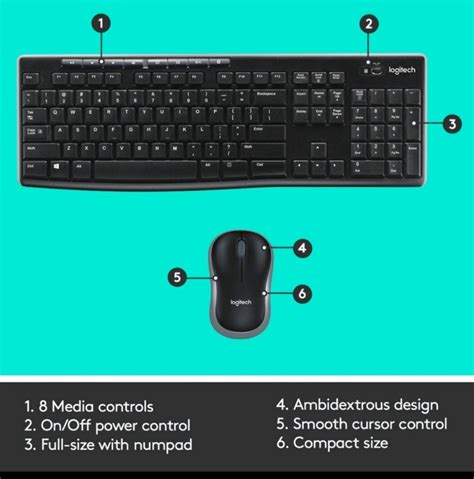 Logitech Mk270r Wireless Mouse And Keyboard Computers And Tech Parts And Accessories Computer