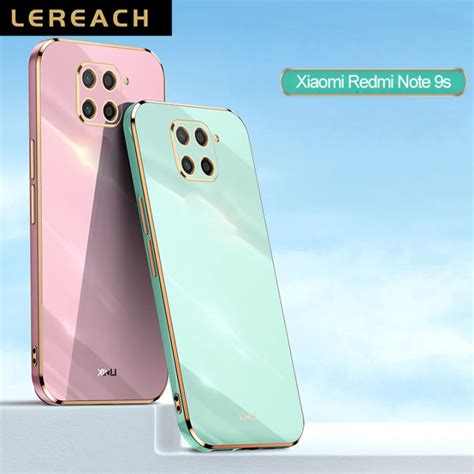 Lereach For Xiaomi Redmi Note S Case Plating Ultra Thin Silicone Soft Phone Cover Frame Bright