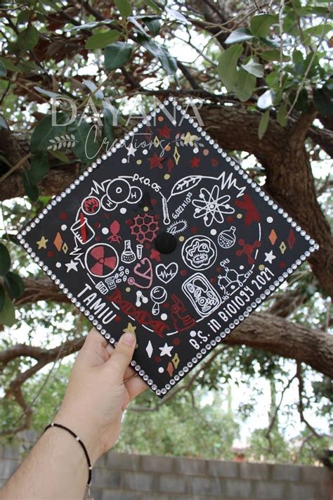 Biology Major Grad Cap Topper College Grad Cap Ideas Graduation Cap