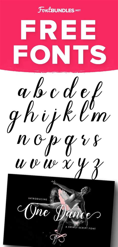 Free Script Font Download One Dance Script Font In 2022 Best Free