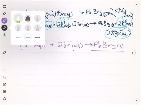 solved predict the products of each precipitation reaction balance the