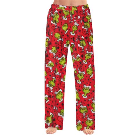 Christmas Festive Cozy Holiday Themed Pajama Pants For Adults Soft