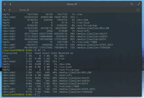 how to check drive space on linux from the command line techrepublic