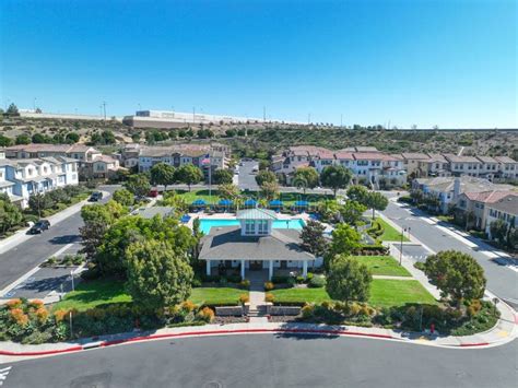 Aerial View Of Middle Class Community Identical Condominium Oceanside