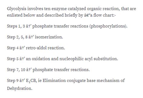 Answered Look At The Entire Glycolysis Pathway Bartleby