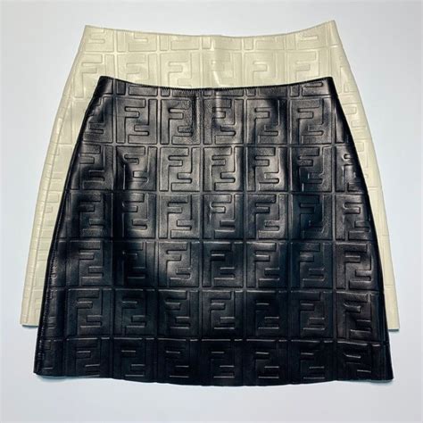 F Saia Curta Letra F Nova Roupas Femininas De Alta Qualidade Shopee