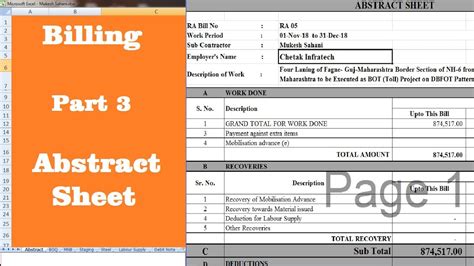 What Is Abstract Sheet How To Prepare Abstract Sheet Youtube