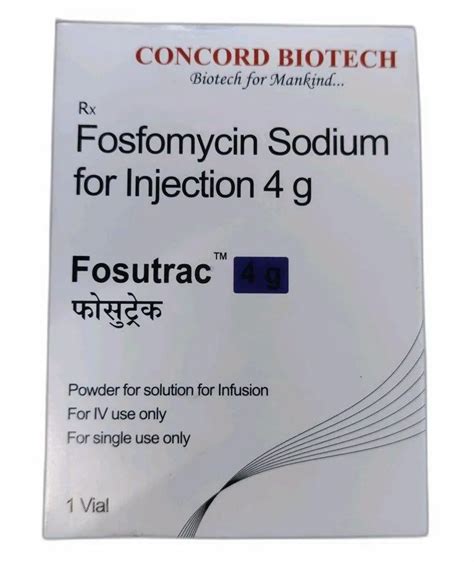 Fosutrac Fosfomycin Sodium Injection At ₹ 2500piece Pharmaceutical