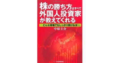 株の勝ち方はすべて外国人投資家が教えてくれる（2006518 中原圭介）｜red