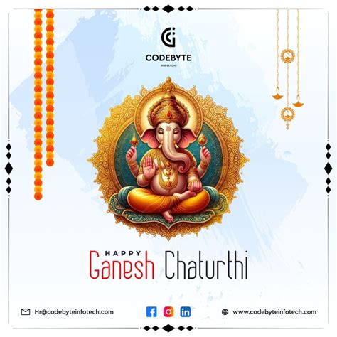 Codebyte Infotech On Linkedin Ganeshchaturthi Ganpatibappamorya