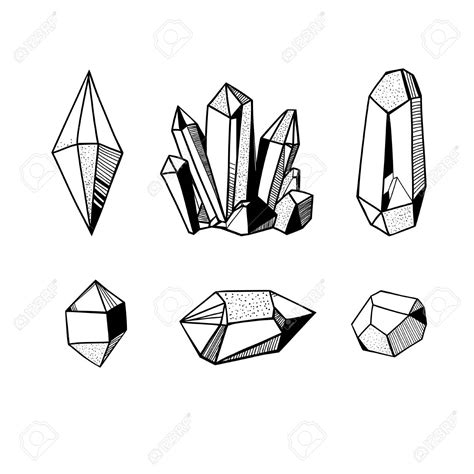 Crystals Drawing At Getdrawings Free Download