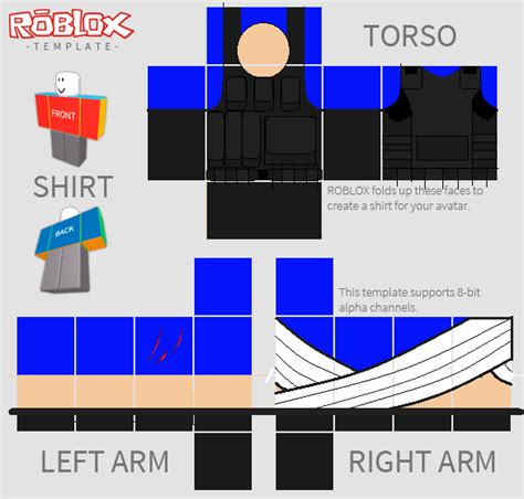 Roblox Military Shirt Template