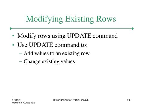 Introduction To Oracle9i Sql Ppt Download