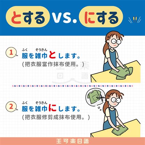 とする VS にする 社群貼文 王可樂日語