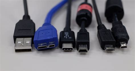 Typy kabelu USB pro zařízení Jaké jsou jejich rozdíly?