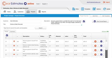 Clear Estimates Software Reviews Demo And Pricing 2024