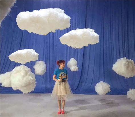 米囹仿真棉花云朵装饰橱窗店铺舞台云彩吊饰t台路引摄影场景布置道具 棉花云朵：252020cm【图片 价格 品牌 评论】 京东