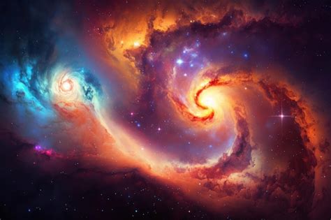 Galaxia Y Nebulosa Fondo Espacial Abstracto Universo Sin Fin Con