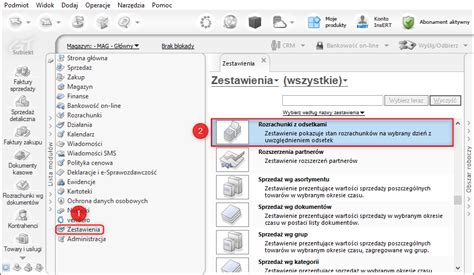 Subiekt GT Jak wyliczyć zestawienie prezentujące stan rozrachunków na