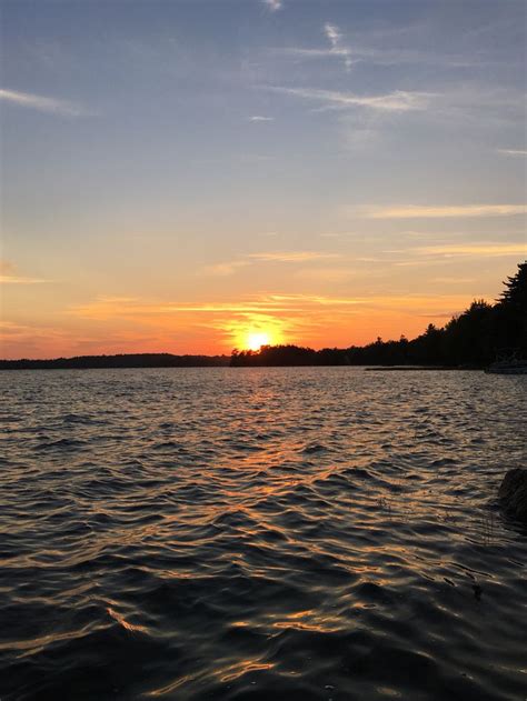 Molasses Pond Sunset Sunset Pond Outdoor