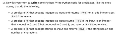 solved 2 now it s your turn to write some python write