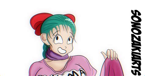 Ecchi Bulma Showing Her Panties Sonozakiartsのイラスト Pixiv