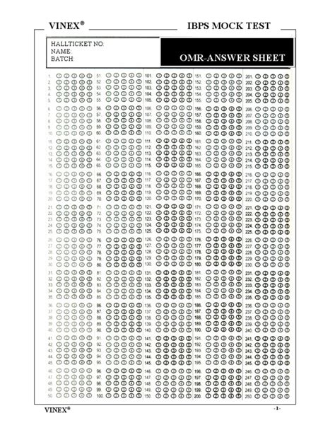 Omr Sheet Omr Sheet Design And Omr Sheet Printing Porn Sex Picture