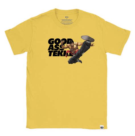 Tekken Good Ass Tekken Marshall Law T Shirt Yellow 100 Merch
