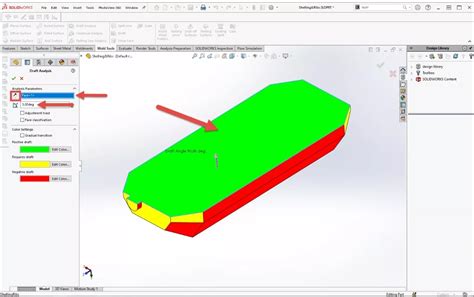 Solidworks Mold Tools Draft Analysis And Scale Goengineer