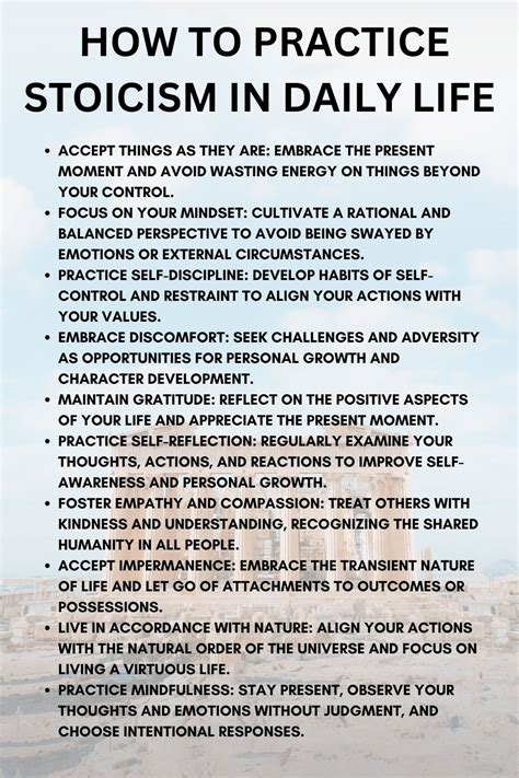 Stoicism In Daily Life Artofit