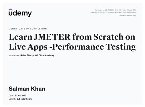 Salman Khan On Linkedin Jmeter Udemysuccess Performancetesting