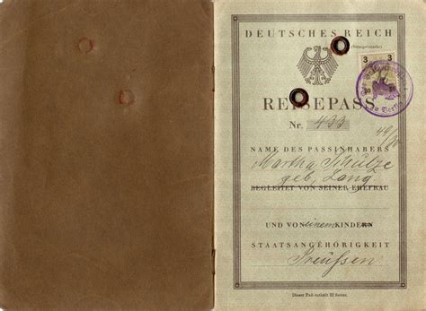Passport German Empire Vintage Free Photo On Pixabay