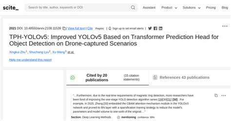 Tph Yolov5 Improved Yolov5 Based On Transformer Prediction Head For Object Detection On Drone
