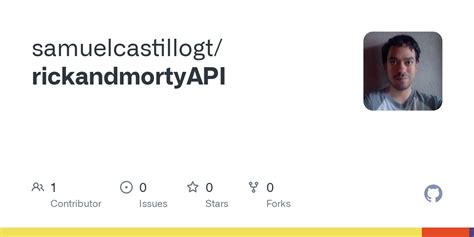 GitHub Samuelcastillogt RickandmortyAPI