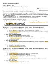 Final Lab ITN 260 Part3 1 Docx ITN 260 Network Security Basics