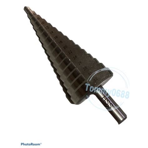 Step Drill 4 32mm Bor Kerucut Bor Panah Bor Tingkat Bor Besi Susun