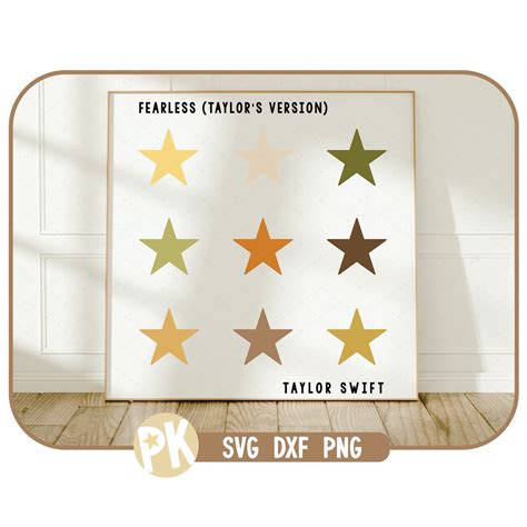 Fearless Color Palette Svg Dxf Png Trendy Files For Creators Cricut