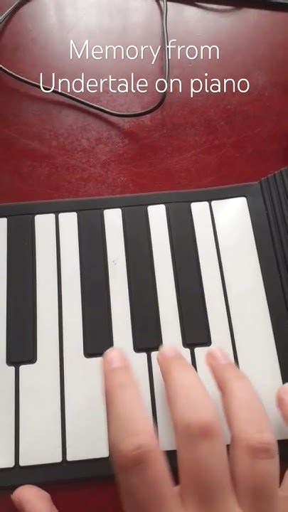 Memory Undertale On Piano Undertaleost Undertale Tutorial Piano