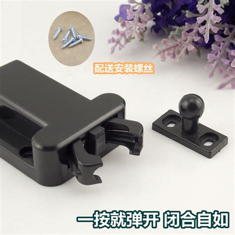 甲壳虫柜吸柜门自弹锁扣按压反弹器消防柜甲虫形碰珠隐形门反弹锁 虎窝淘