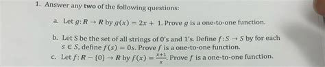 Solved Answer Any Two Of The Following Questionsa ﻿let