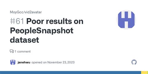 Poor Results On Peoplesnapshot Dataset · Issue 61 · Moygccvid2avatar