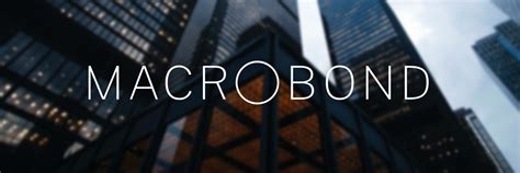 Macrosynergy First To Use Macrobond Web Api Data Feed Financial It