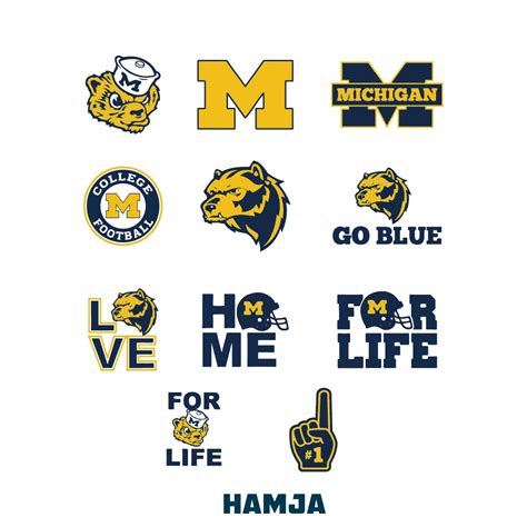 Michigan Wolverines Logo Svg Michigan Wolverines Svg Michigan