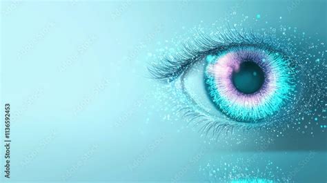 Eye Tracking Technology Computer Screen Displaying Eye Tracking Data