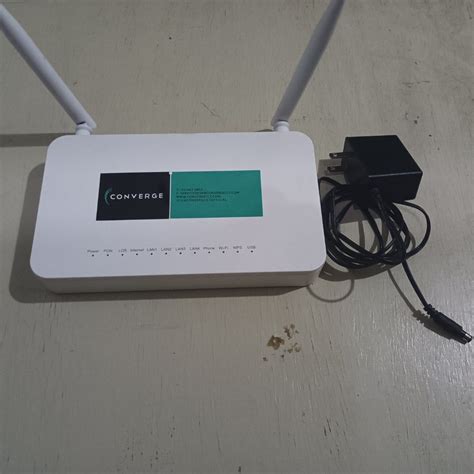 Converge ICT Router With Adapter On Carousell