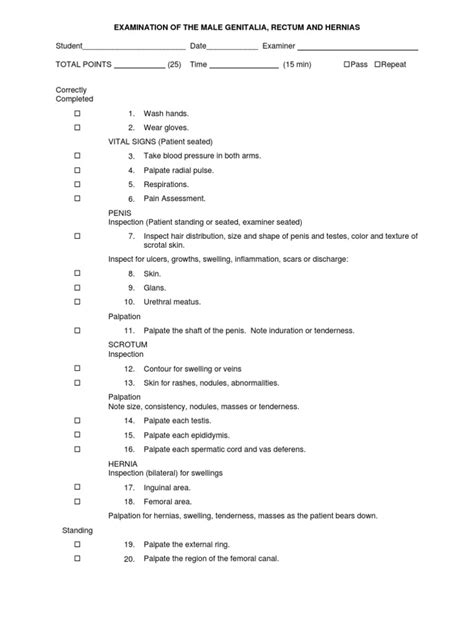 Examination Of The Male Genitalia Rectum And Hernias Pdf