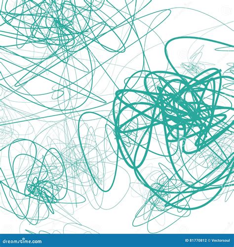 Random Sketchy Lines Abstract Monochrome Background Pattern Stock