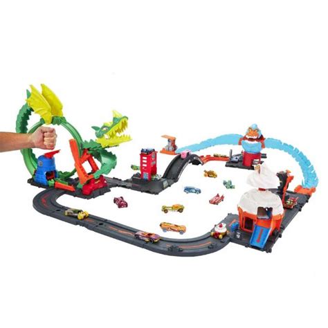 Hot Wheels City Car Track Bundle Hot Wheels Bilbaner HPM07 Shop